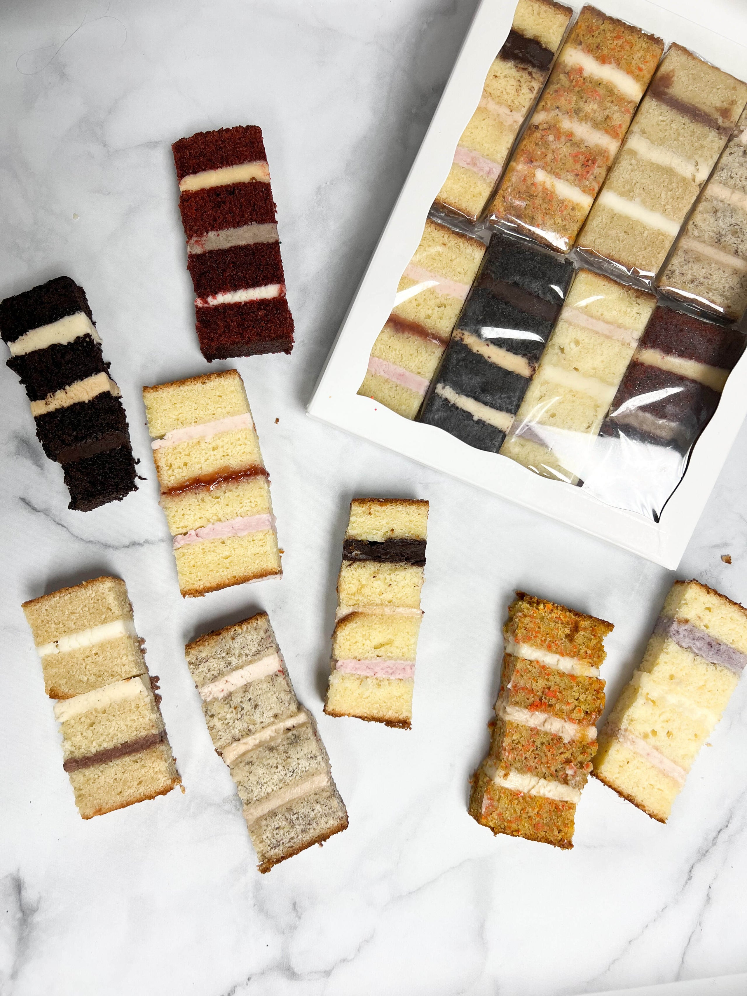 December 10 Shipping: Cake Slice Sampling Box | Sugar Lab Bake Shop December 10 Shipping: Cake Slice Sampling Box | Sugar Lab Bake Shop