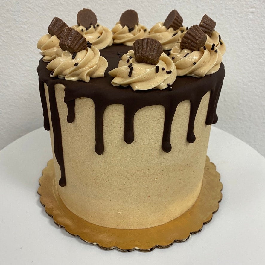 Chocolate Peanut Butter Cup Cake | Sugar Lab Bake Shop